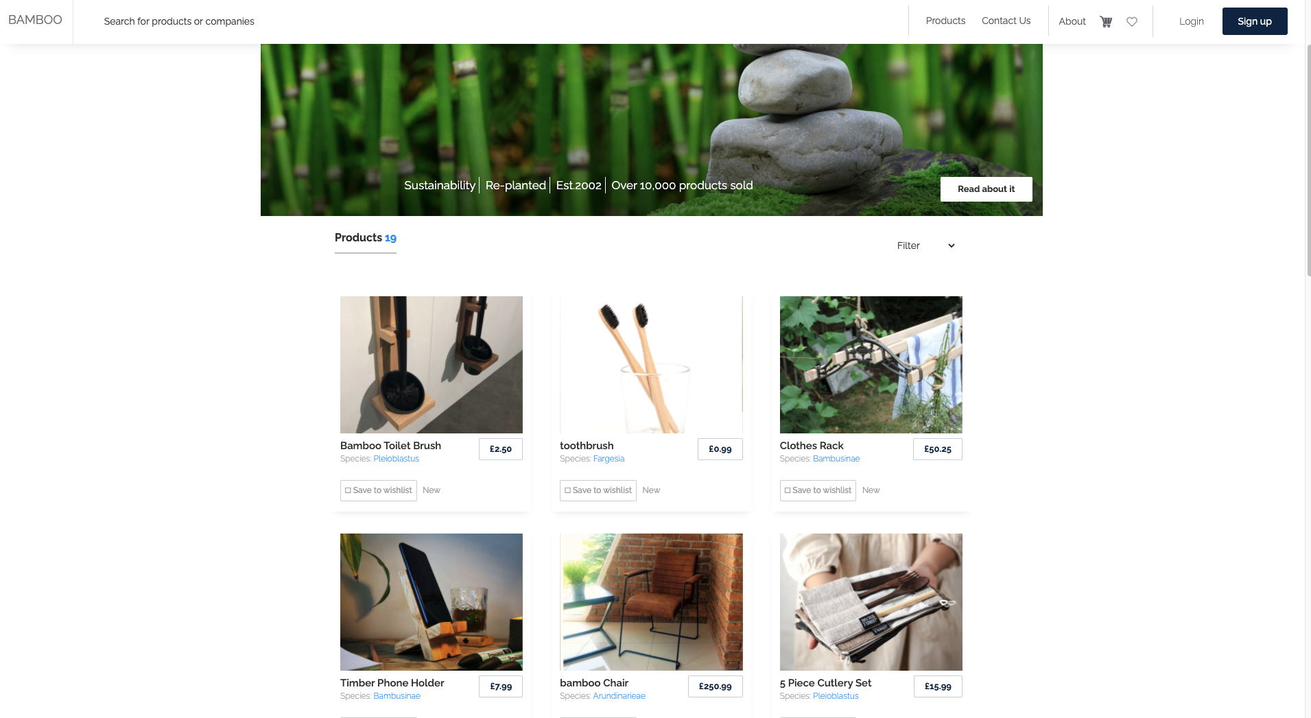 GitHub - RobSero/Bamboo-eCommerce